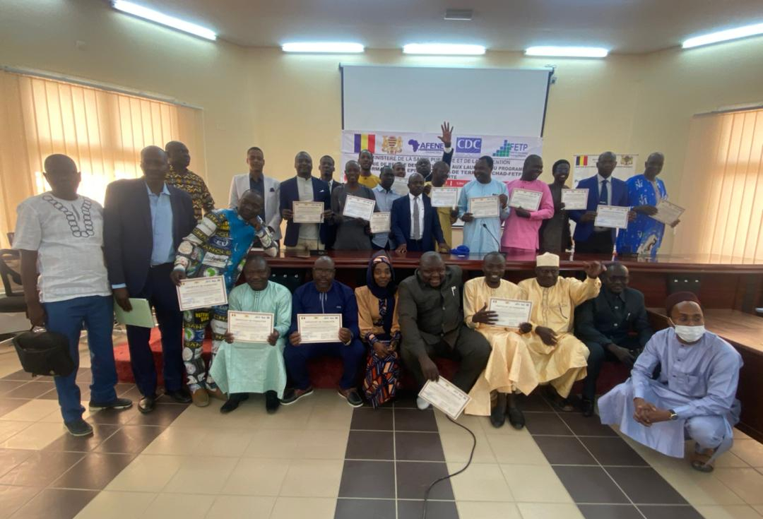 Chad graduates 26 Cohort III Frontline FETP Trainees - AFENET